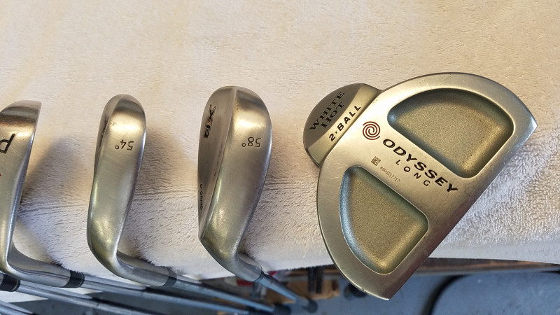 Adam's irons, Odyssey putter, Acer wedges. - GolfBuzz