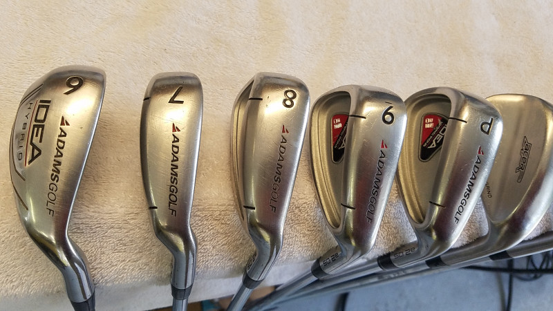 Adam's irons, Odyssey putter, Acer wedges. - GolfBuzz